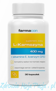 L-Karnozyna 400 mg 30 kap. Farmacon Zdrowie Moja Pasja